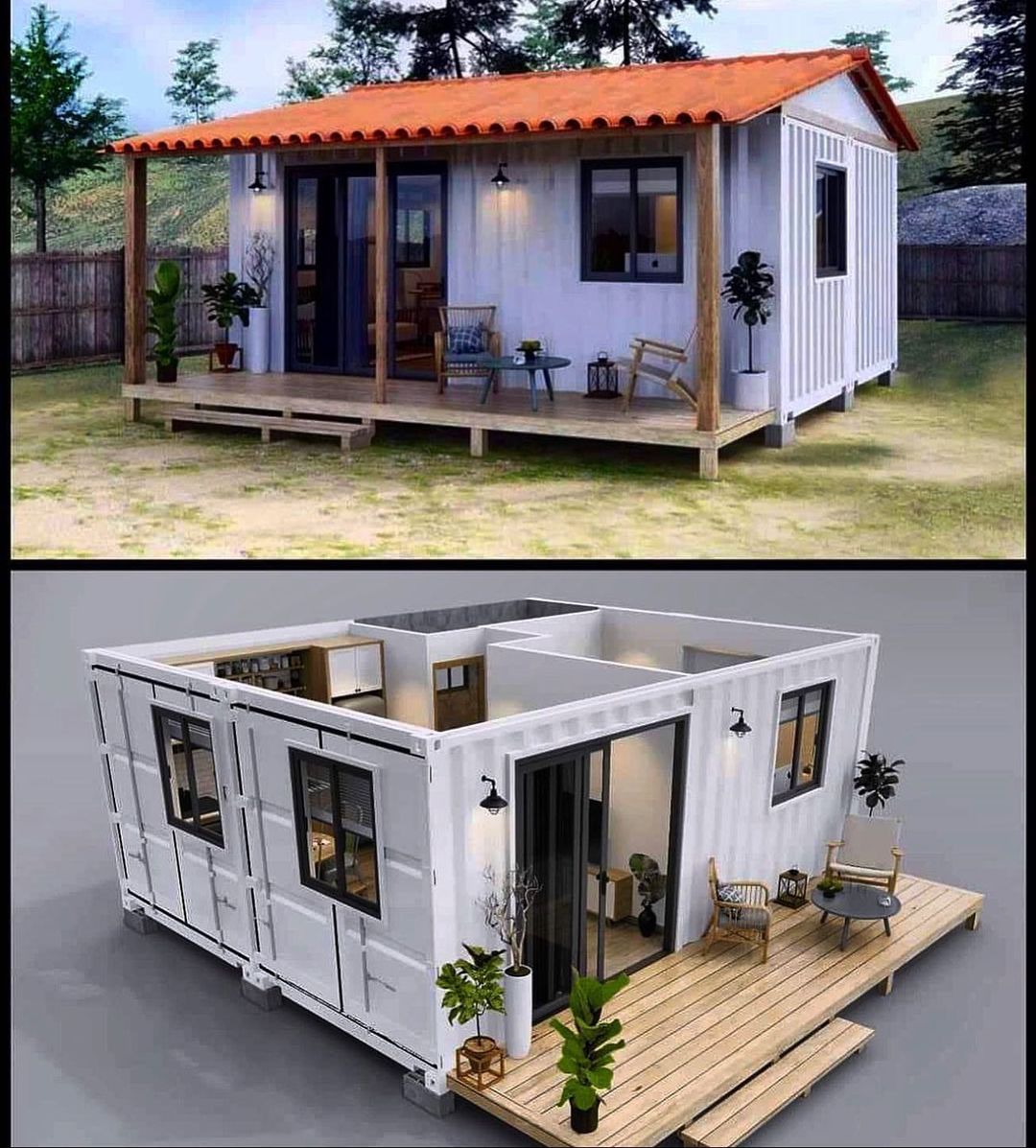 Portable Farm House and Resorts Containers at Best Price